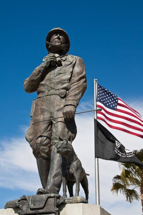 General Patton Statue and Flags Editorial Photography - Image of ...