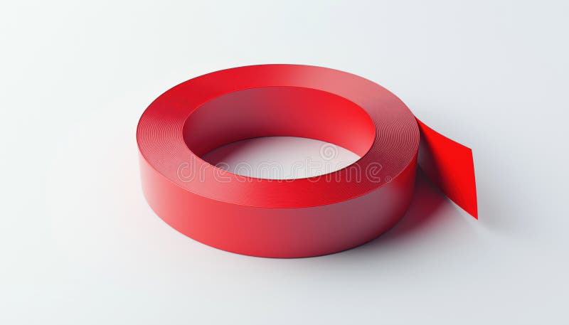 General Purpose Vinyl Red Tape on White - Essential Adhesive for ...