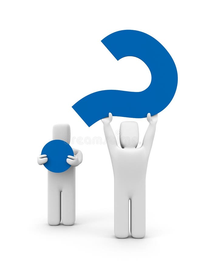 The general question stock illustration. Illustration of interrogation ...