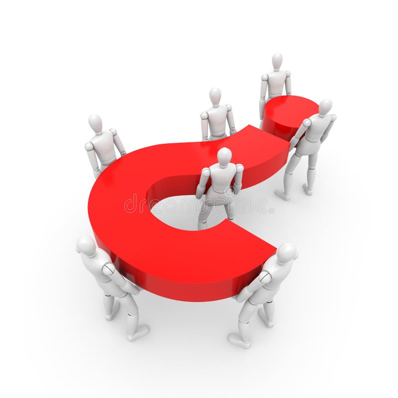 The general question stock illustration. Illustration of interrogation ...