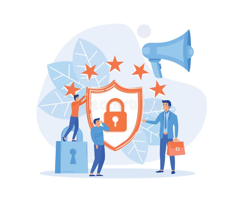 General Rules for Data Protection GDPR. Stock Vector - Illustration of ...