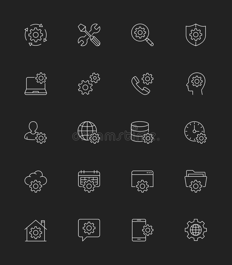 General Icons, Color Set 2 - Vector Illustration Stock Vector ...
