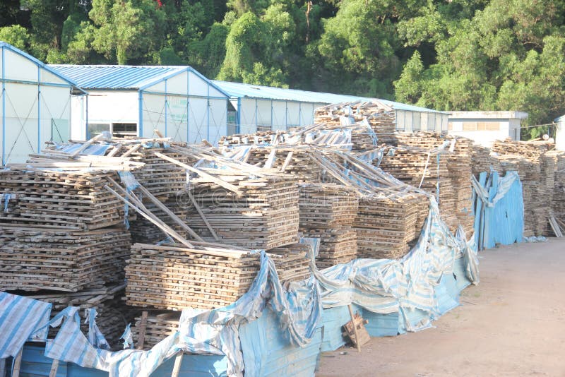 General storage yard stock photo. Image of equipment - 42226420