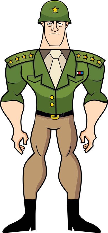 Female Drill Instructor Cartoon