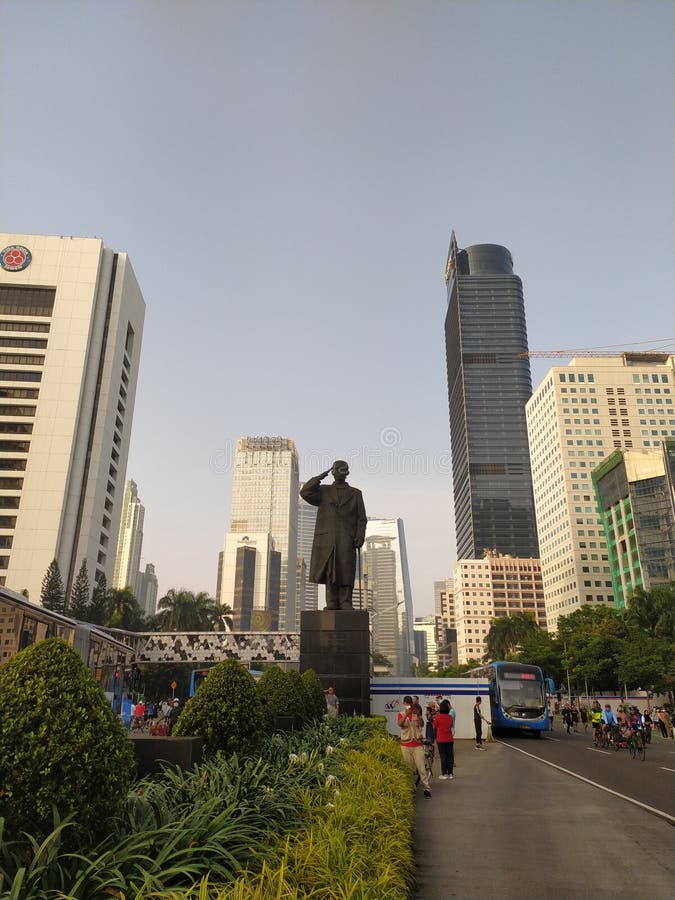 General Sudirman statue editorial stock photo. Image of sudirman ...