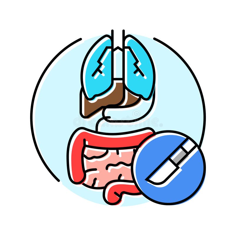 General Surgery Color Icon Vector Illustration Stock Vector ...