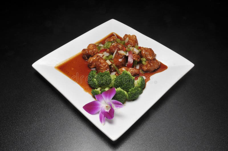 General Tsu Chicken stock image. Image of marinated - 213774941