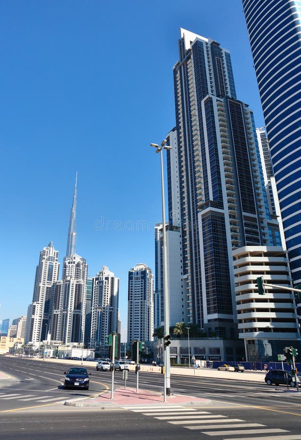 General View of the Central Area of the City Dubai Editorial ...