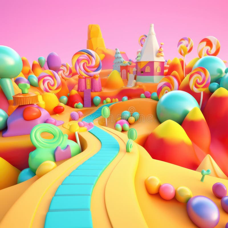 Colourful Candyland Stock Illustrations – 530 Colourful Candyland Stock ...