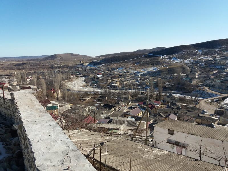 General View of Dagestan Village, Dagestan, Russia. Stock Image - Image ...