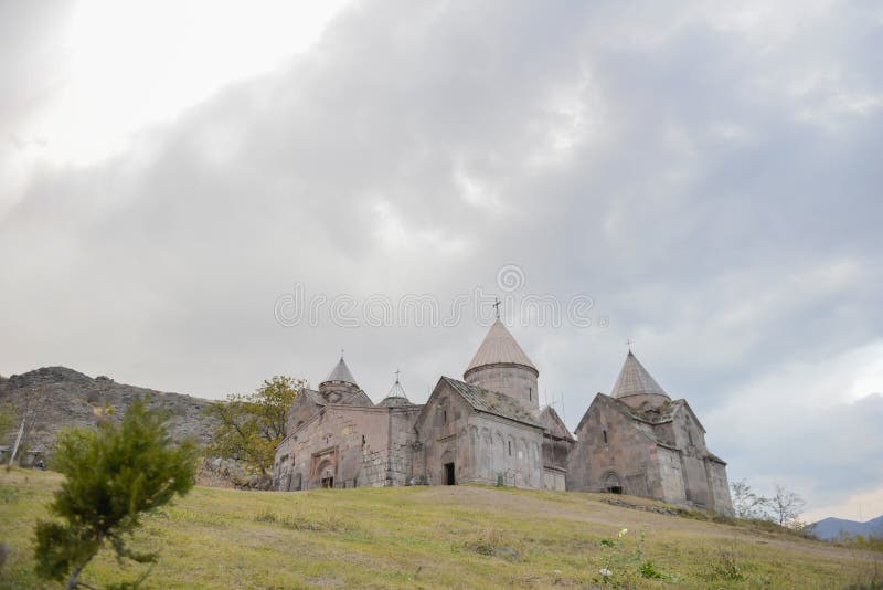 General View of the Monastery Complex Goshavank, Armenia. Stock Photo ...