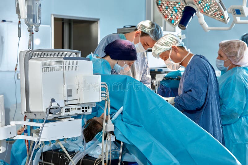 General View of Operating Theater with Modern Medical Equipment and ...