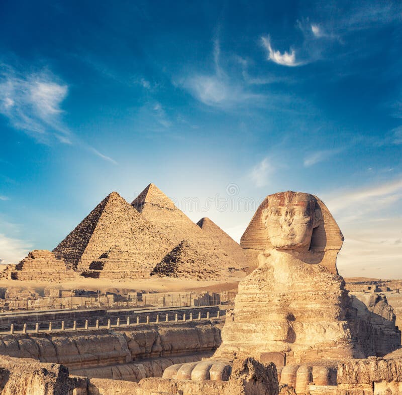 General view of pyramids stock photo. Image of cairo - 146306136