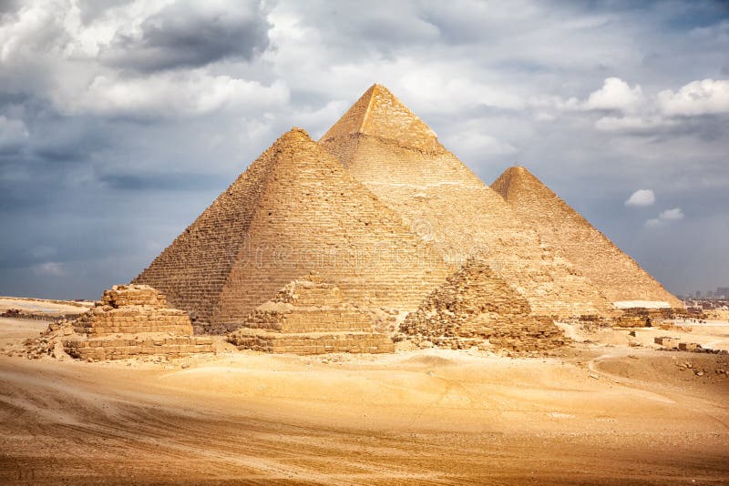 General view of pyramids stock image. Image of history - 146306165