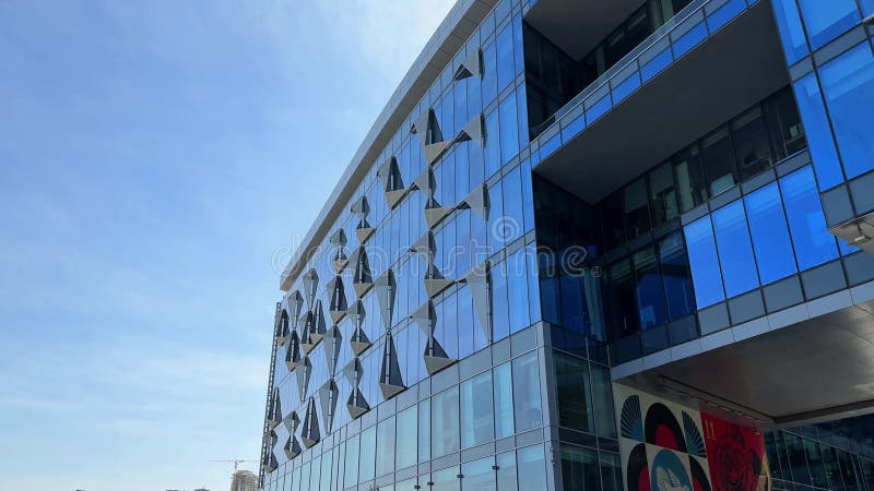 General View of Reflective Office Windows on a Corporate Building ...
