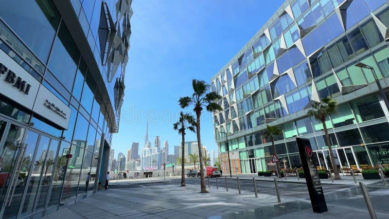 General View of Reflective Office Windows on a Corporate Building ...