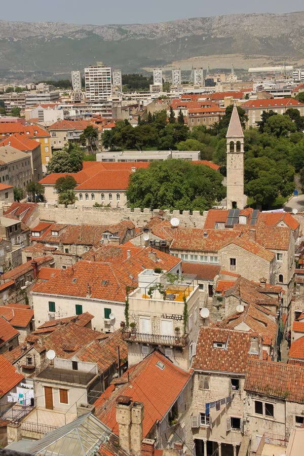 General View. Rooftops. Split.Croatia Stock Photo - Image of aerial ...