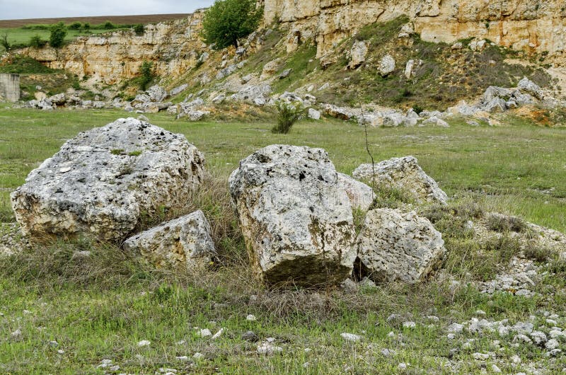 Top View on Sedimentary Rock of Grey Color Known As Flysch with ...