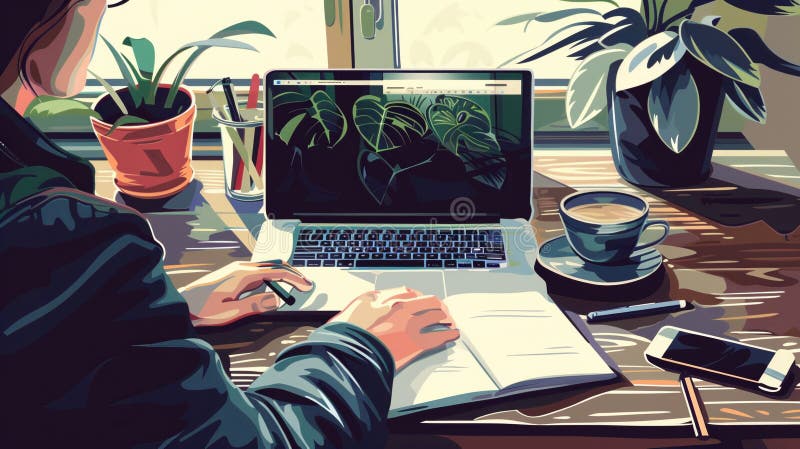 General Visual Concept of Career Planning and Success Strategy Stock ...