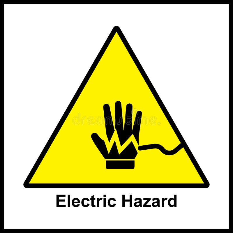 General Warning logo stock illustration. Illustration of yellow - 382776010