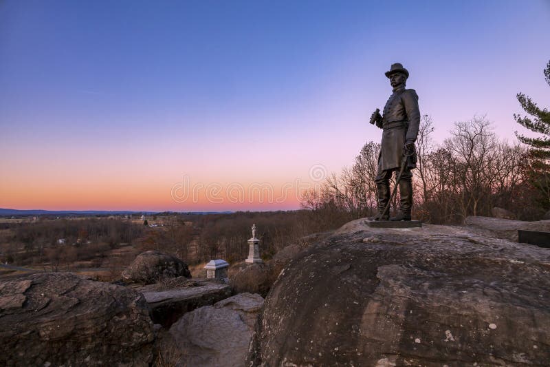 General Warren at Sunset stock image. Image of hero - 352044401