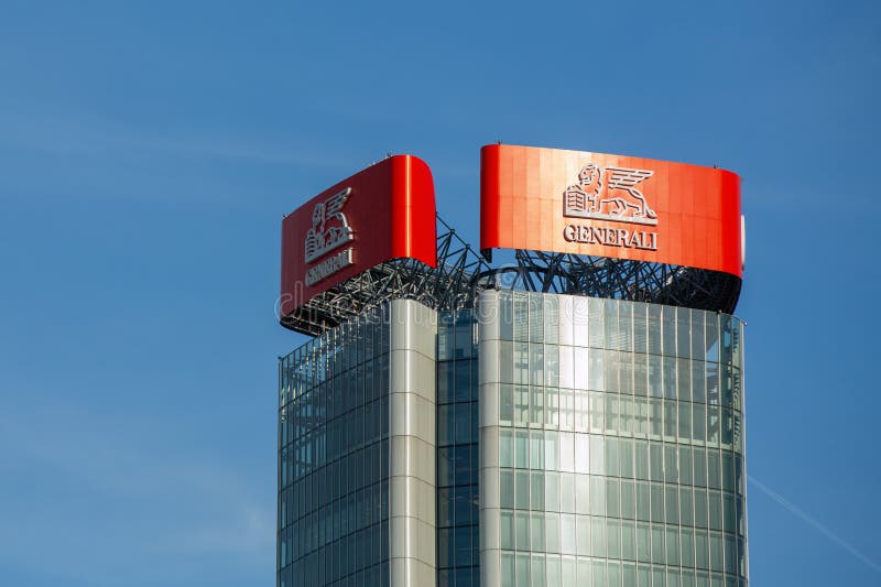 Generali Group Logo on the Headquarter Building Editorial Stock Photo ...
