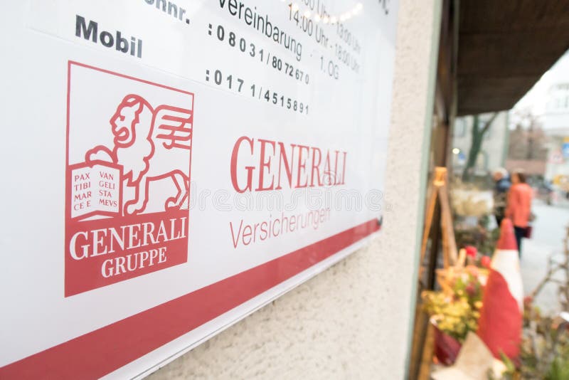 Generali Gruppe editorial photo. Image of copyspace, germany - 48136806
