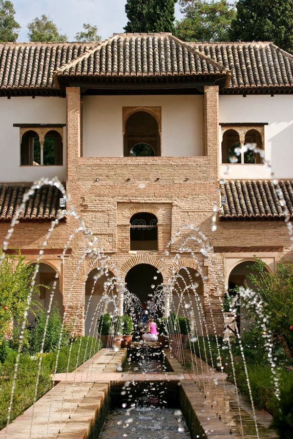 El Generalife stock image. Image of residence, alhambra - 1169277