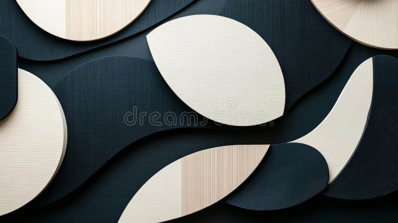 Generate an Abstract Art Piece with Geometric Shapes, Emphasizing ...