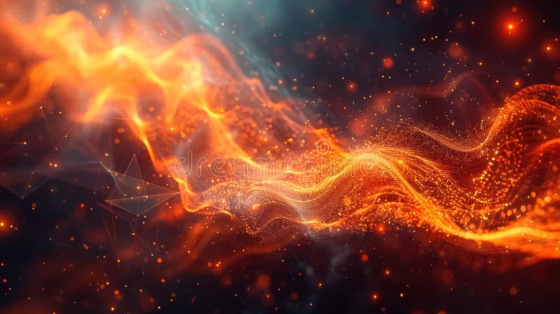 Generate an Abstract Representation of the Flow of Energy Stock ...