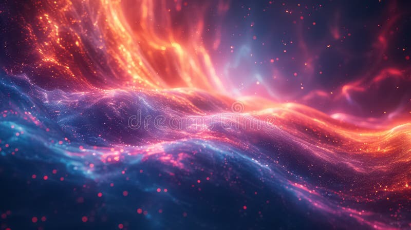 Generate an Abstract Representation of the Flow of Energy Stock ...