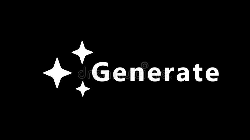 Generate AI Icon Animation, AI Stars Icon,Artificial Intelligence Star ...