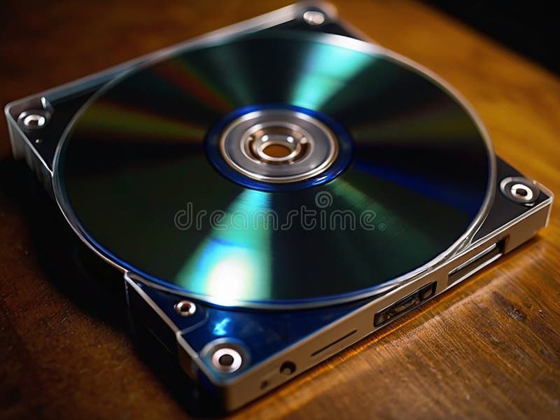 Illustration of a CD DVD Cassette on a Table Stock Illustration ...