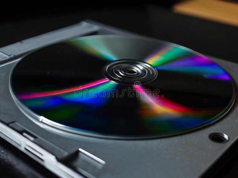 Illustration of a CD DVD Cassette on a Table Stock Illustration ...