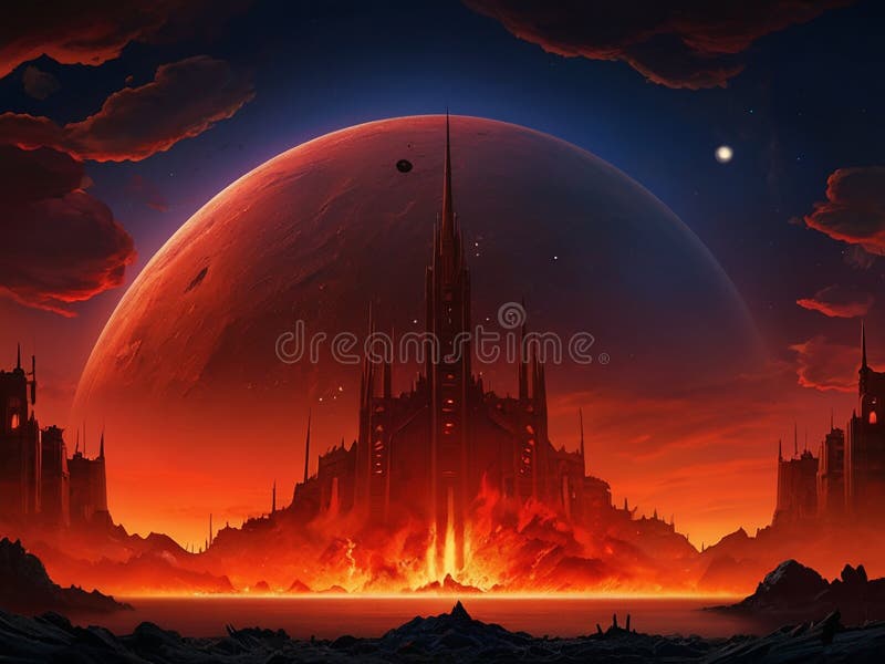 The Land of Another Planet in a Distant Galaxy, a Planet without an ...