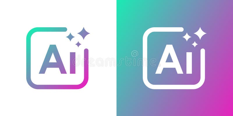Generate AI symbols stock illustration. Illustration of tags - 350951762