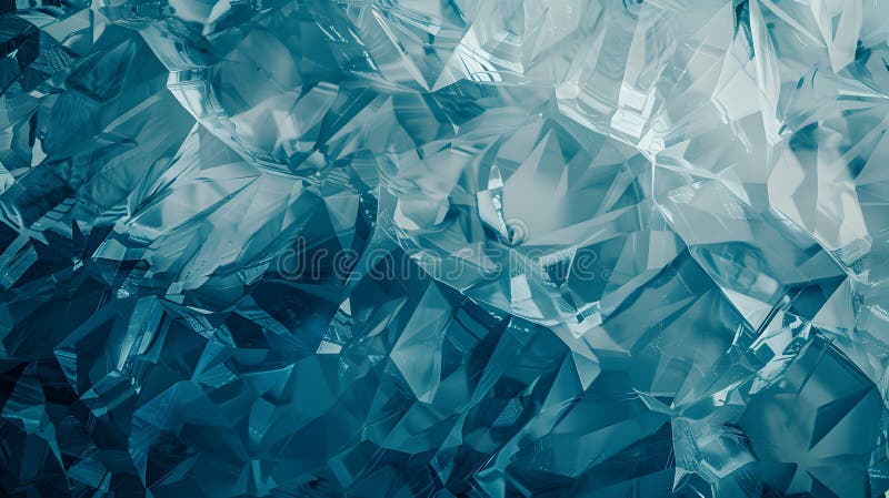 Subtle Crystal Flow - Soft Geometric Ice Background, Ai Generated Stock ...