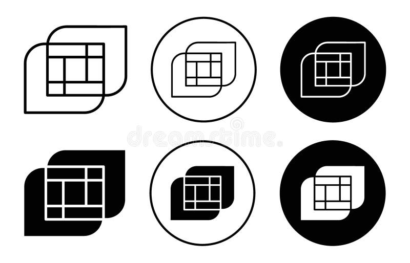 Generate Icon Outline Flat Icon Stock Vector - Illustration of brain ...