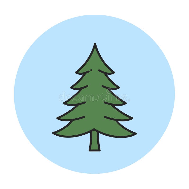 Tree Icon W Evergreen Stock Illustrations – 11 Tree Icon W Evergreen ...