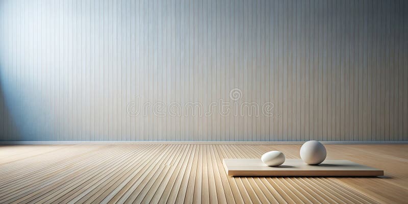 Generate a Tranquil Minimalist Abstract Background Inspired by the ...