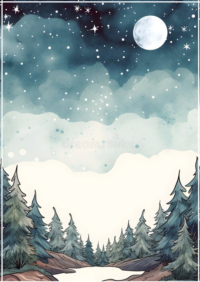 Abstract Galaxy Hand Drawn Background. Invitation and Celebration Card ...