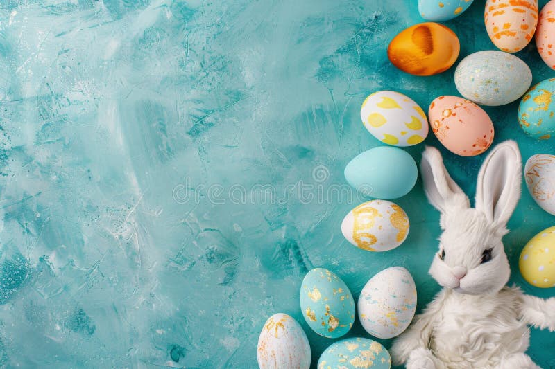 Happy Easter Cherry Blossom Eggs Easter Graphics Basket. White Holy ...