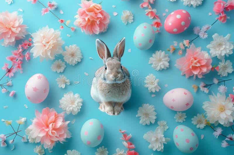 Happy Easter Exuberant Eggs Easter Celebrations Basket. White Leftovers ...