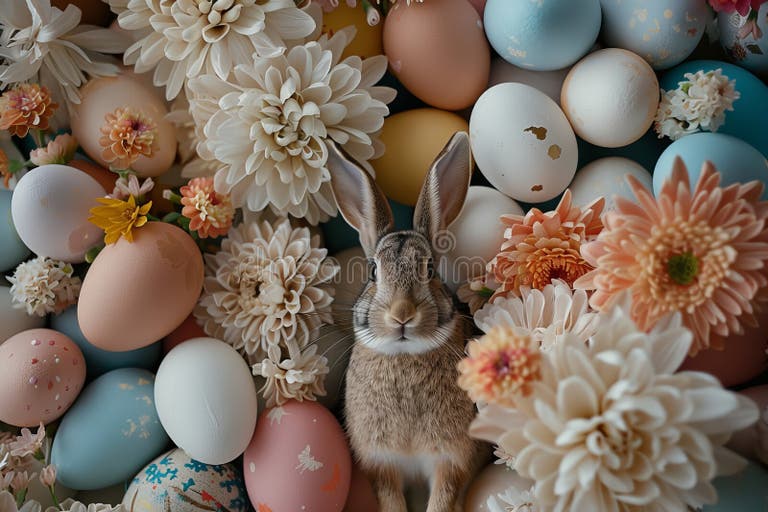 Happy Easter Hidden Surprise Eggs Easygoing Basket. White Red ...