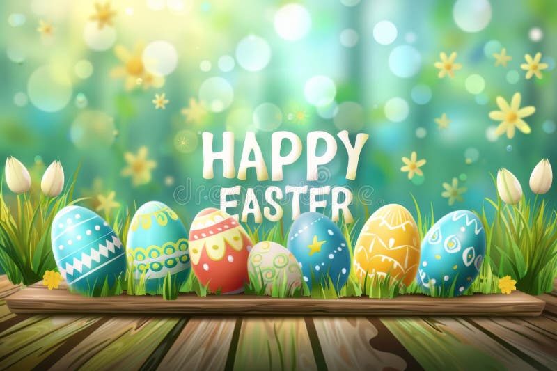 Happy Easter Indigo Blue Eggs Eggcitement Explosion Basket. White Best ...