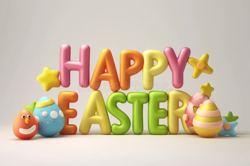 Happy Easter Red Oak Eggs Holy Basket. White Bleeding Hearts Bunny ...