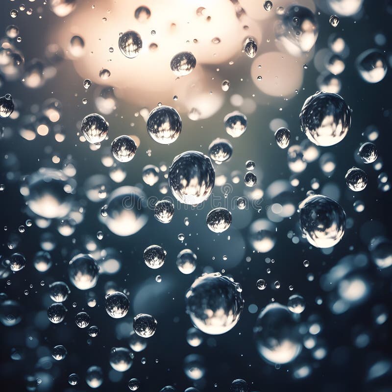 Large falling water drops stock image. Image of round - 300660339