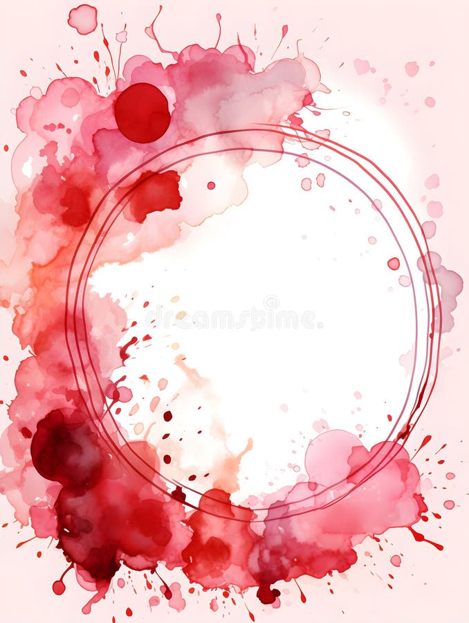 Abstract Ruby Celestial Background. Invitation and Celebration Card ...