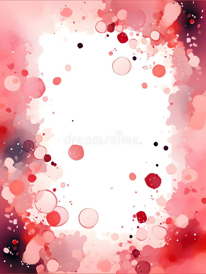 Abstract Ruby Celestial Background. Invitation and Celebration Card ...
