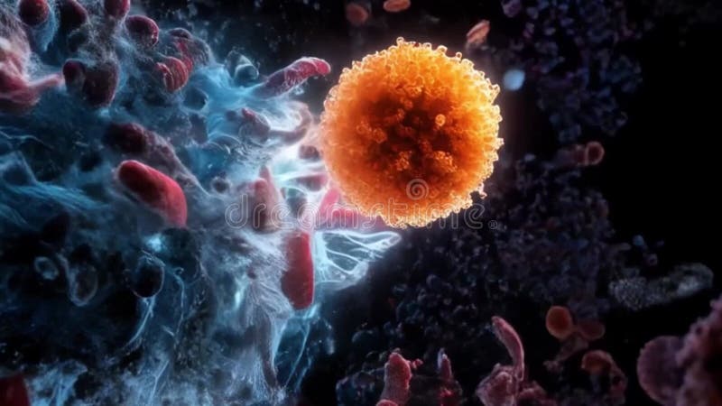 Bacteria Animation stock video. Video of organic, forms - 350069429